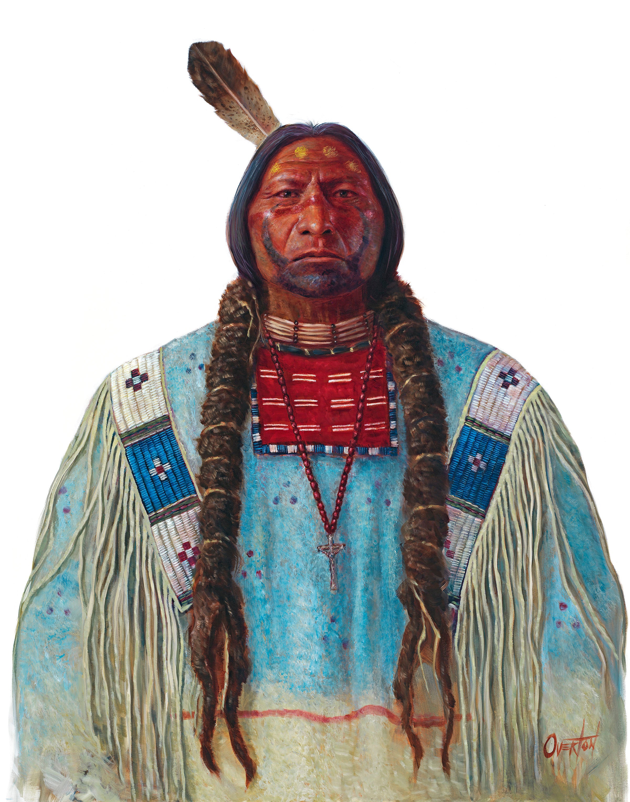 SITTING BULL | Hand Signed Print – Greg Overton Fine Art Prints