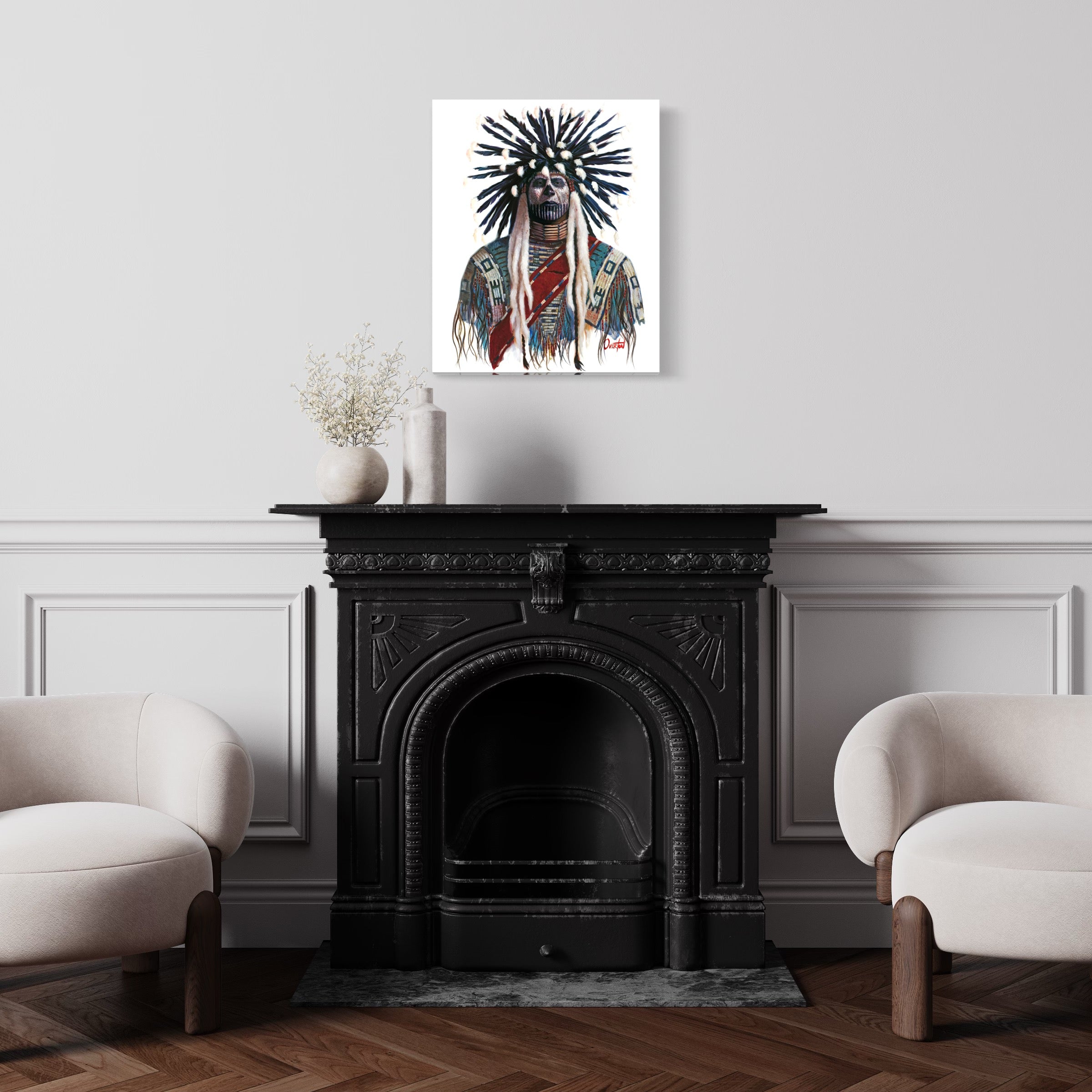 DOG SOLDIER I | Luxe Collection Canvas Print – Greg Overton Fine Art Prints