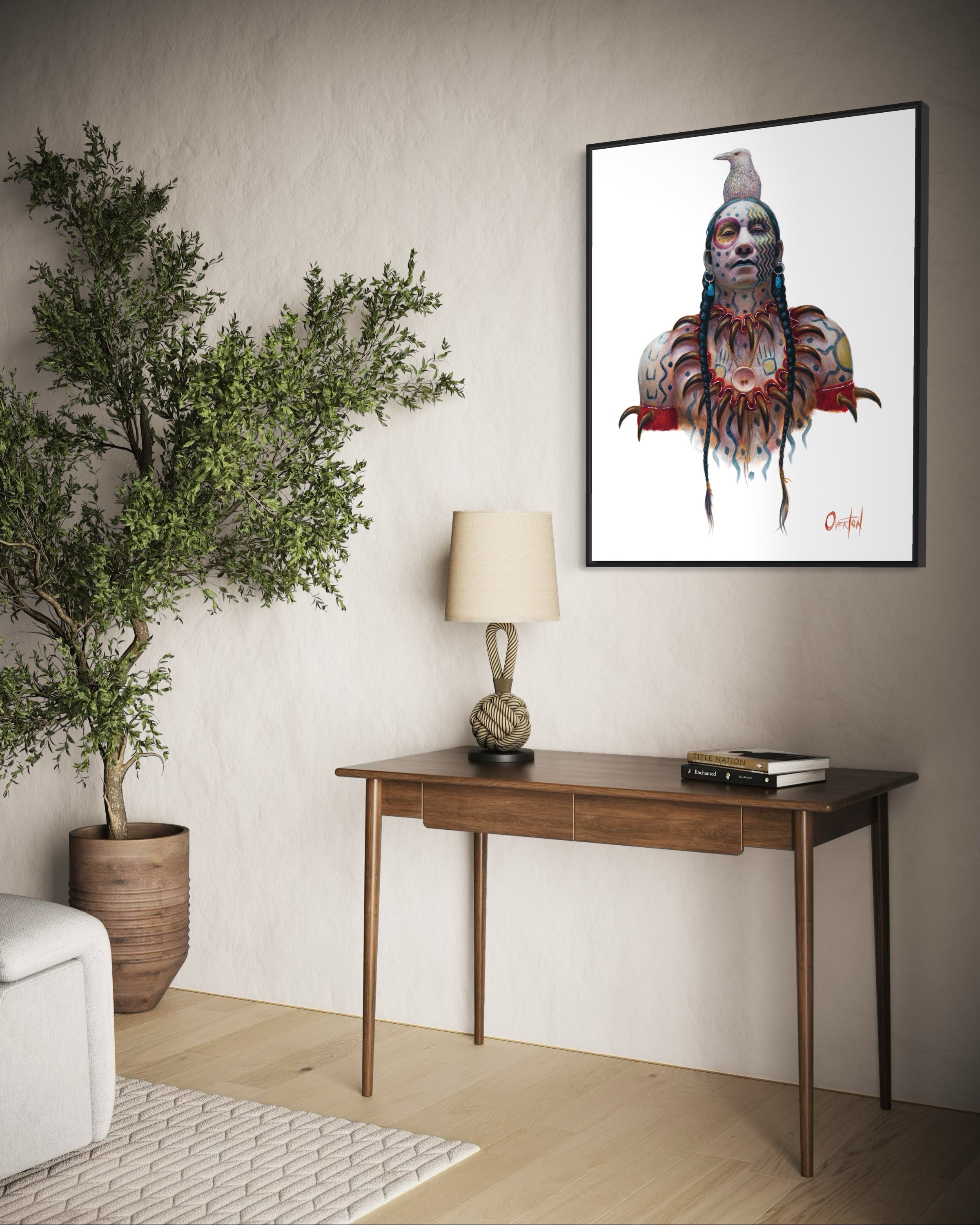 WHITE CROW | Luxe Collection Canvas Print – Greg Overton Fine Art Prints