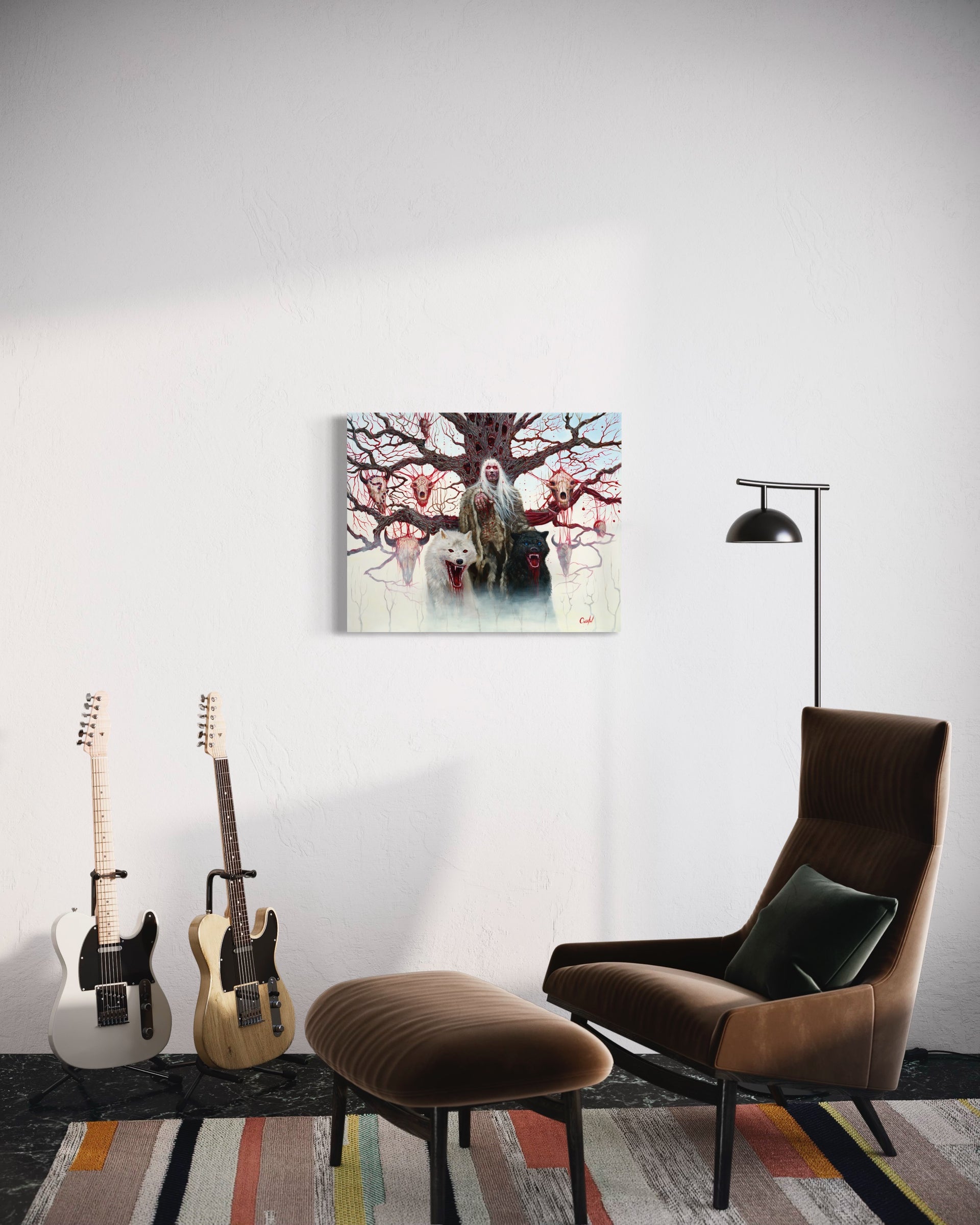 TREE OF BLOOD AND SOULS | Luxe Collection Canvas Print – Greg Overton ...