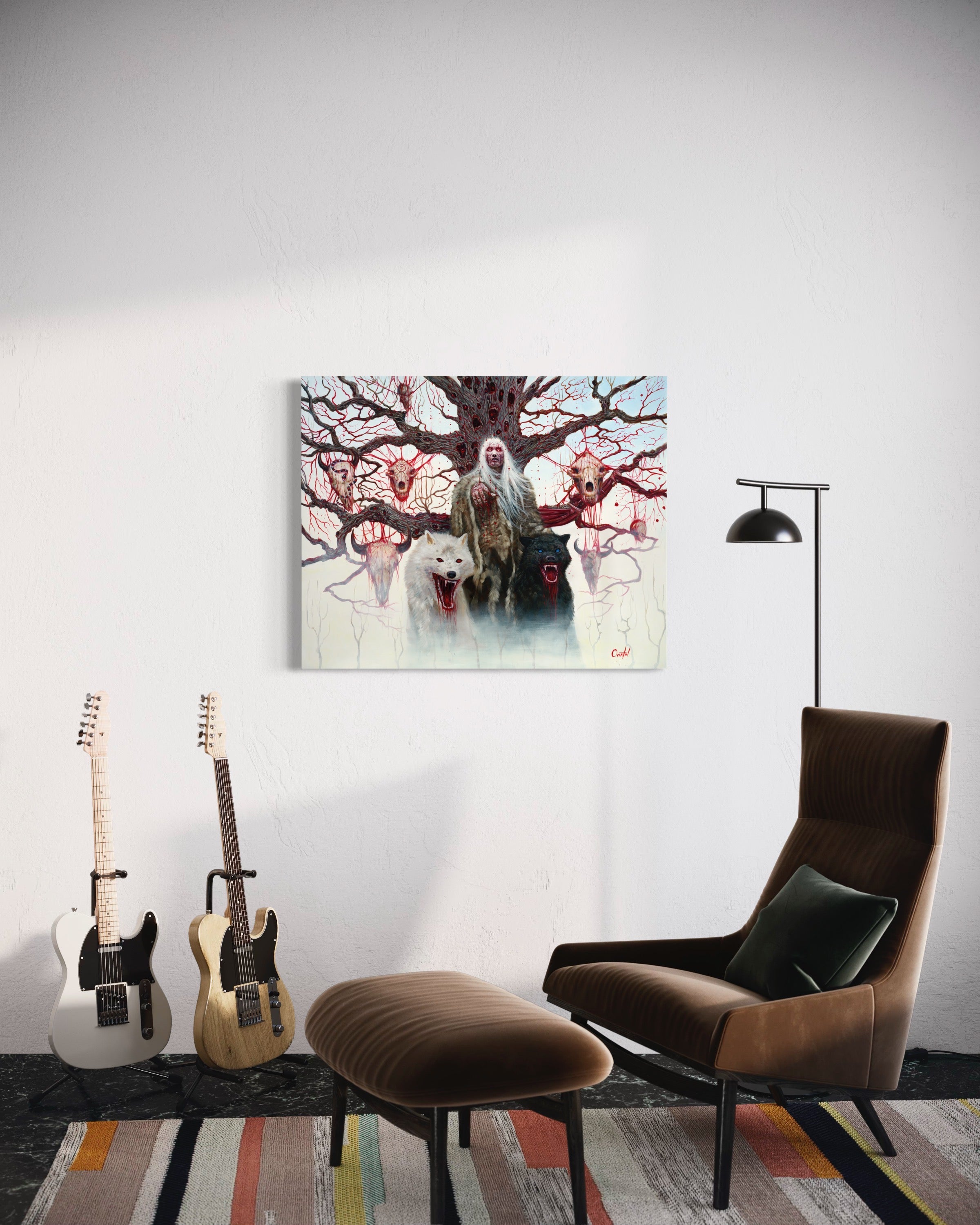 TREE OF BLOOD AND SOULS | Luxe Collection Canvas Print – Greg Overton ...