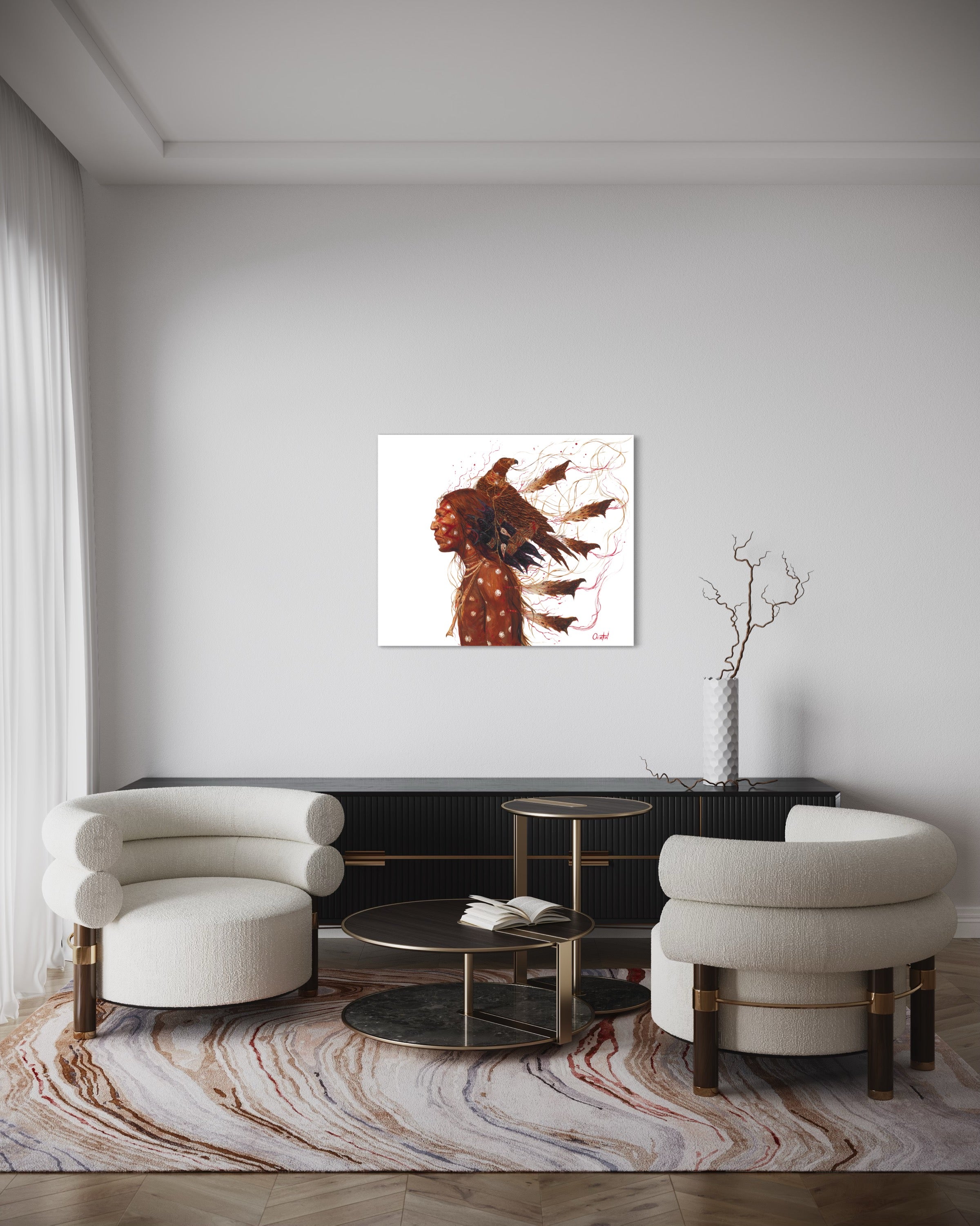THE SAGA OF CRAZY HORSE | Luxe Collection Canvas Print – Greg Overton ...