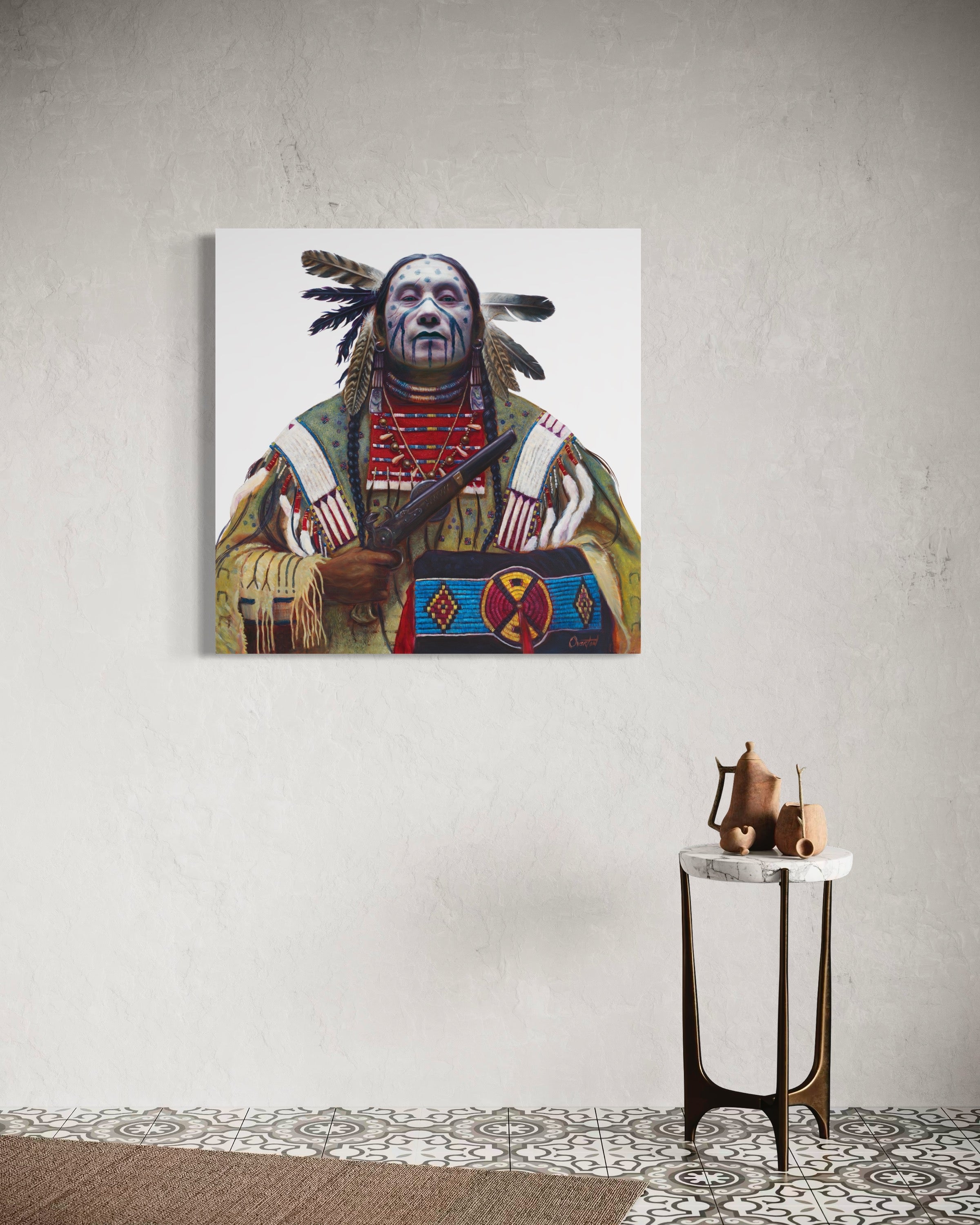 IRON HAWK | Luxe Collection Canvas Print – Greg Overton Fine Art Prints