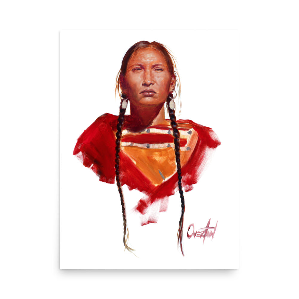 SACAGAWEA | Fine Art Print – Greg Overton Fine Art Prints