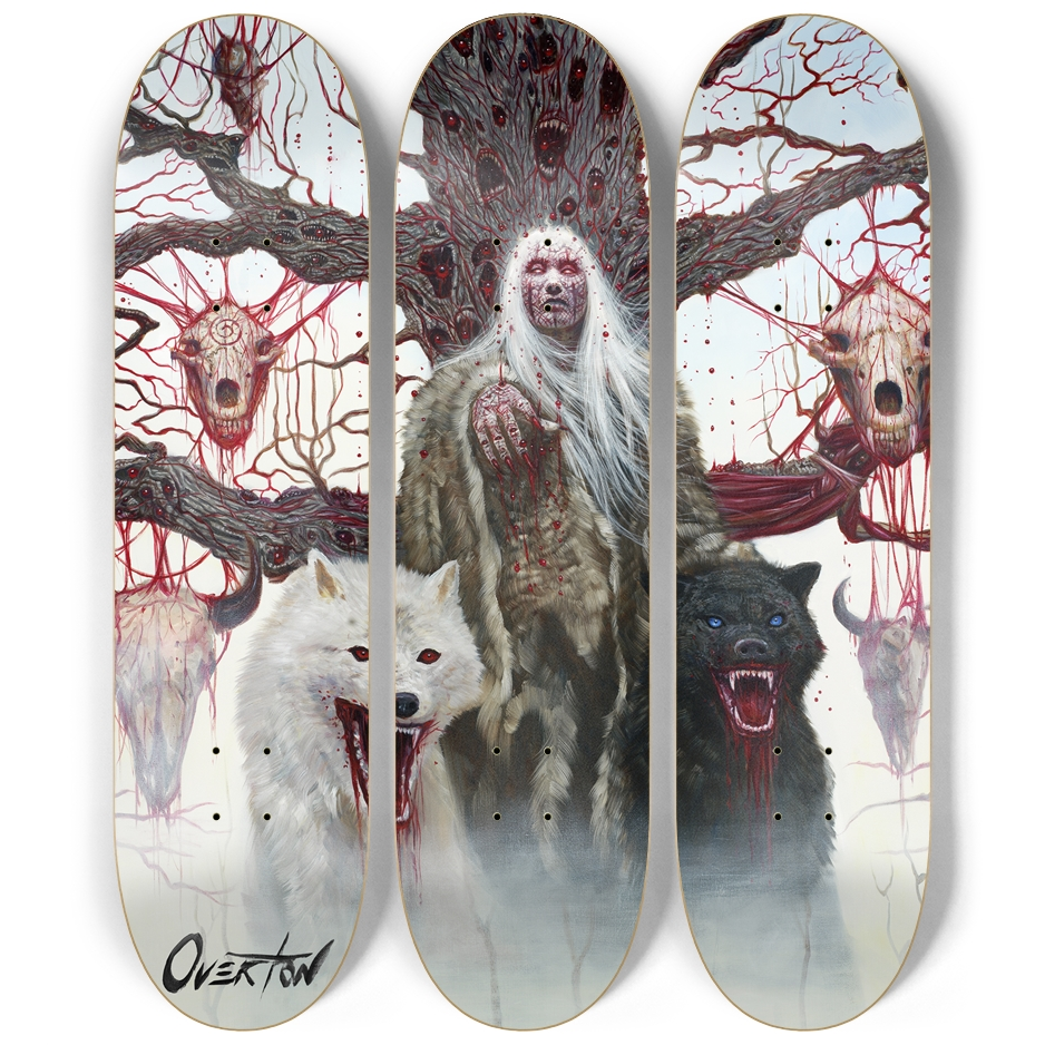 TREE OF BLOOD AND SOULS | Skateboard Series – Greg Overton Fine Art Prints