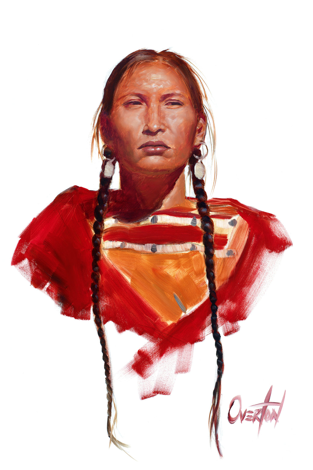 SACAGAWEA | Hand Signed Print – Greg Overton Fine Art Prints