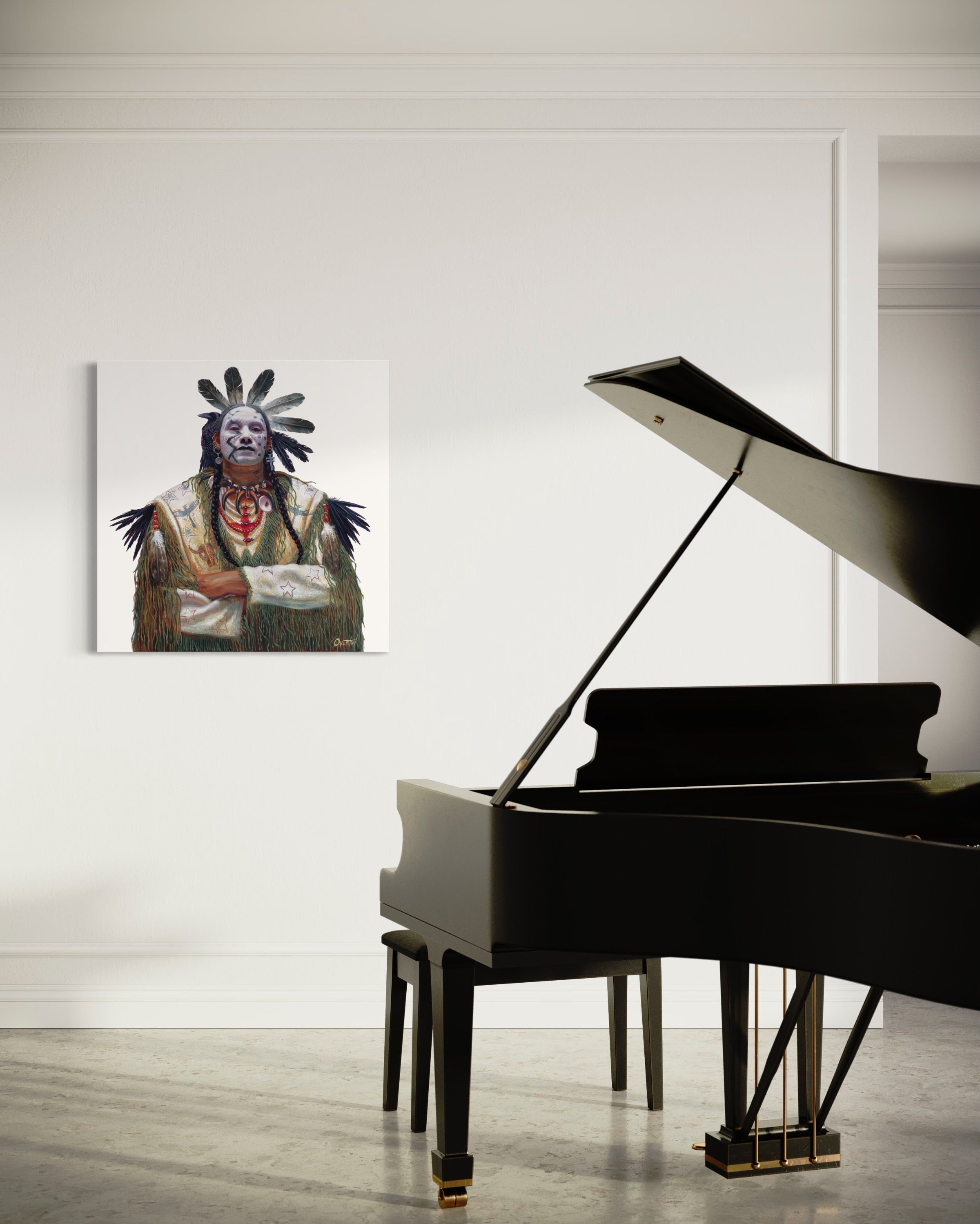 NIGHT CROW | Luxe Collection Canvas Print – Greg Overton Fine Art Prints