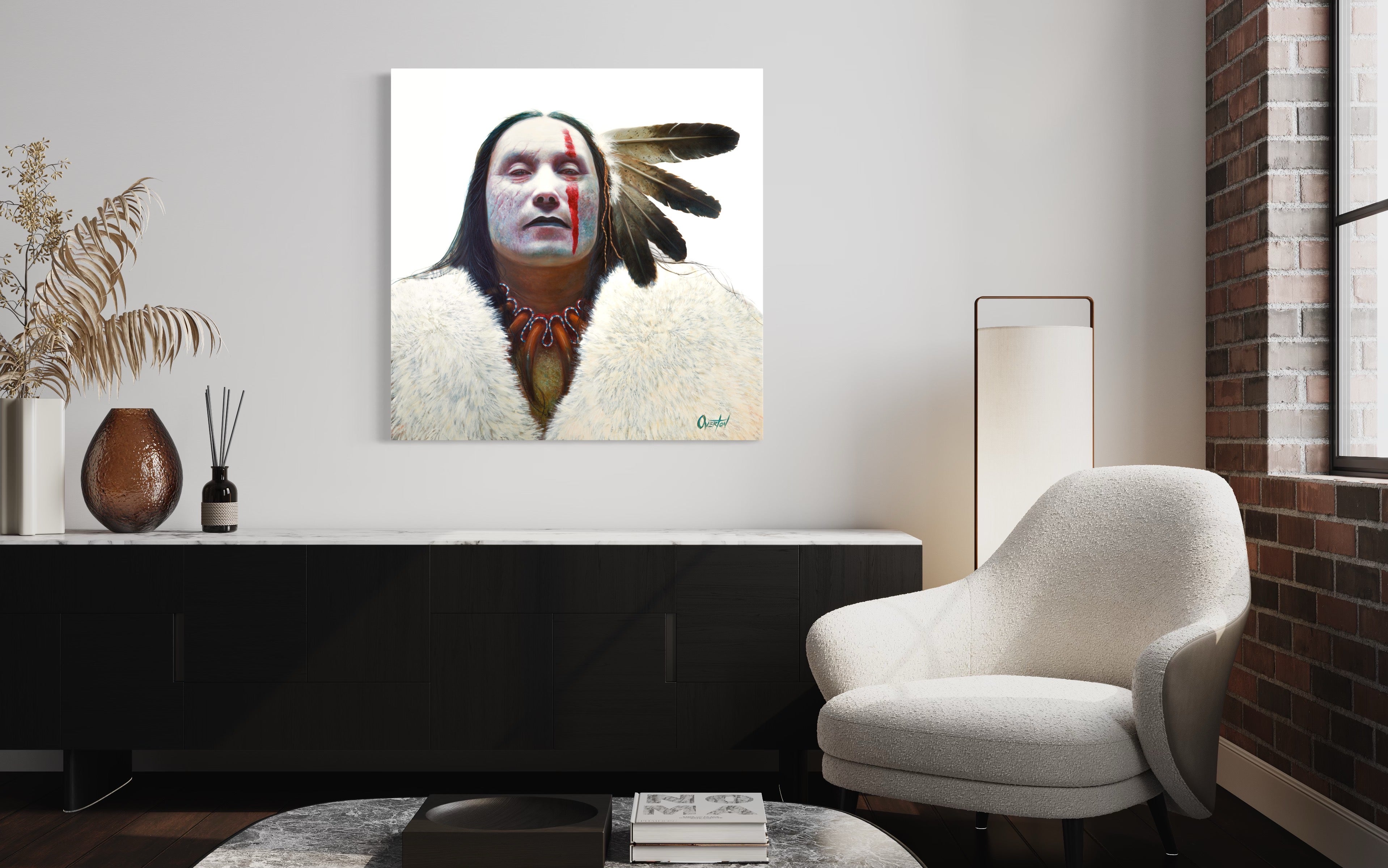 BLOOD WOLF | Luxe Collection Canvas Print – Greg Overton Fine Art Prints