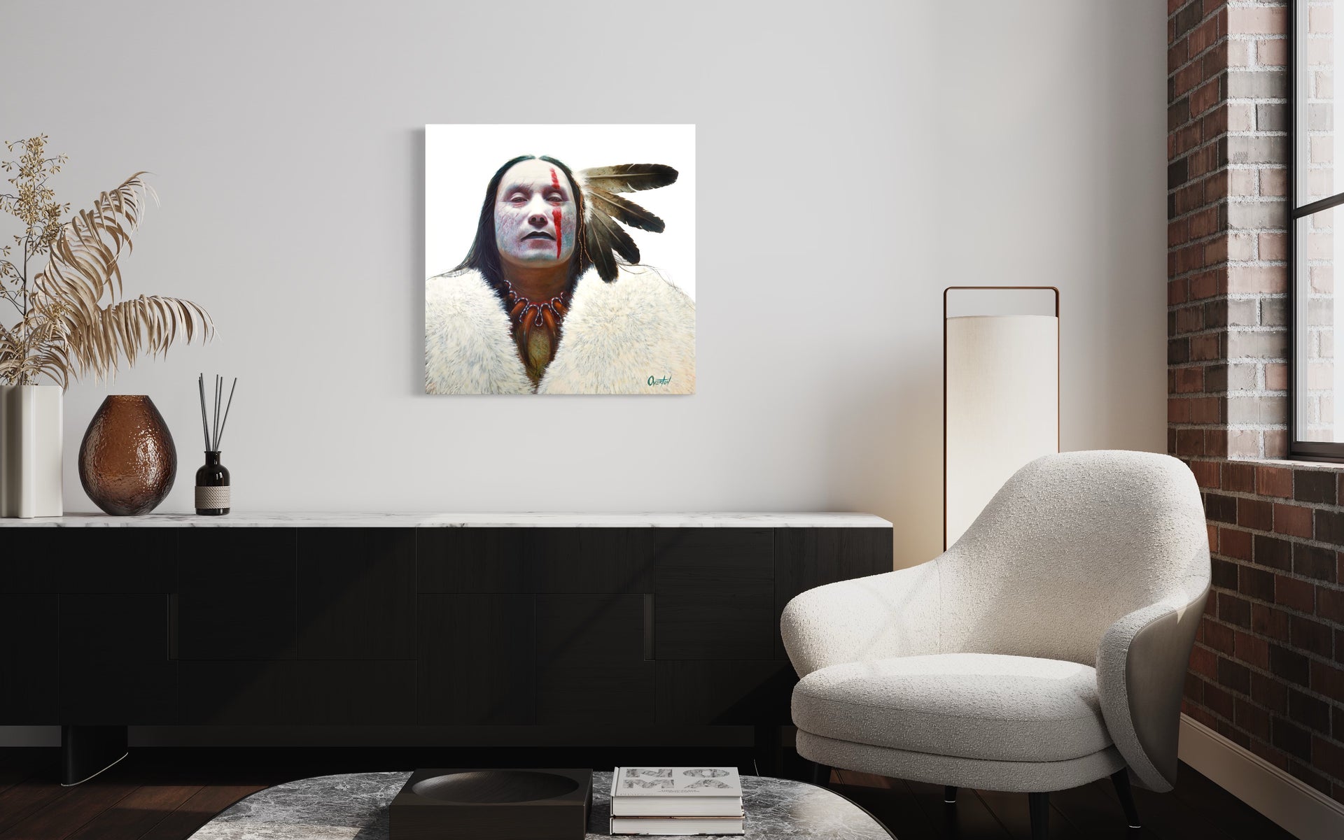 BLOOD WOLF | Luxe Collection Canvas Print – Greg Overton Fine Art Prints