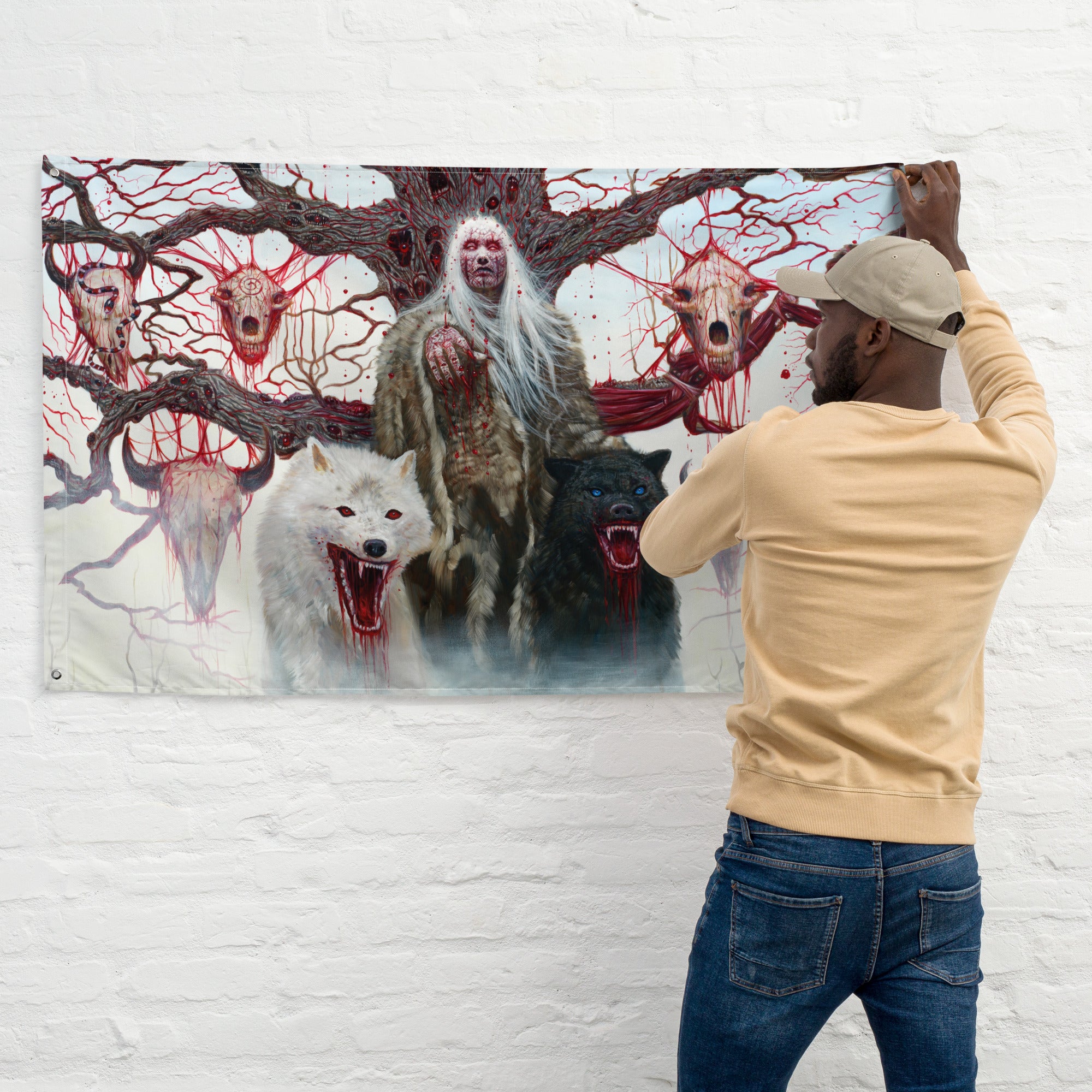 TREE OF BLOOD AND SOULS | Freedom Flag – Greg Overton Fine Art Prints